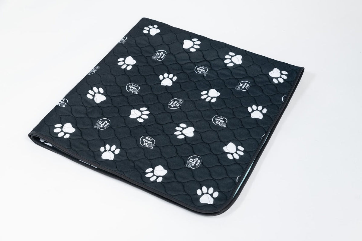 Black & White Slip Resistant Paw Print Pad/Mat, 2 Pack - Audubon, NJ ...