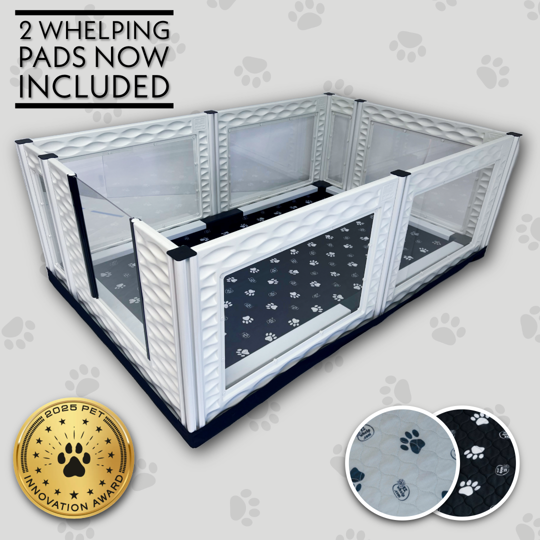 EZclassic TALL Windowed Whelping Box Set w/Rail Assembly - Audubon, NJ - Garden State Pet Center