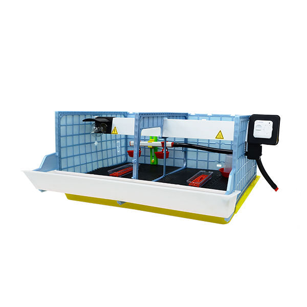 Chick Brooder - 2 Section H:9.5" (Starter Kit for Game Birds and Small ...