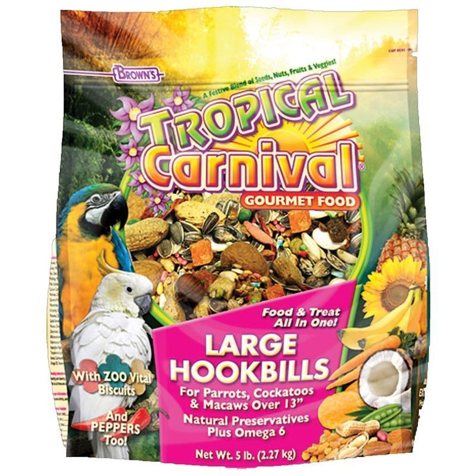 TROPICAL CARNIVAL GOURMET LARGE HOOKBILL FOOD - Audubon, NJ - Garden ...