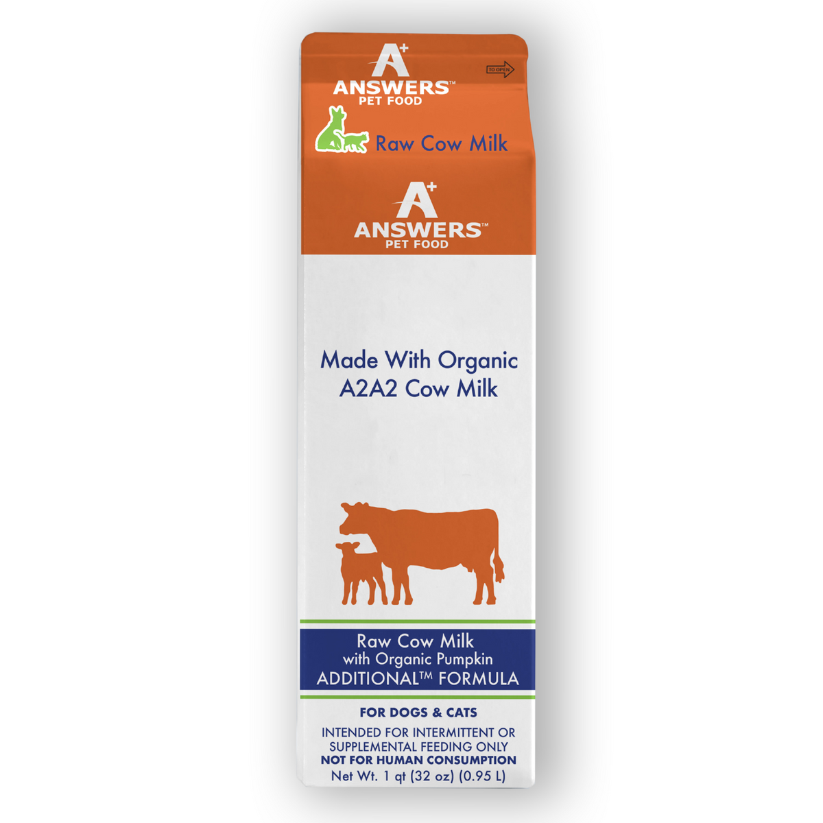 Answers Raw A2A2 Cow Milk with Organic Pumpkin - Audubon, NJ - Garden ...